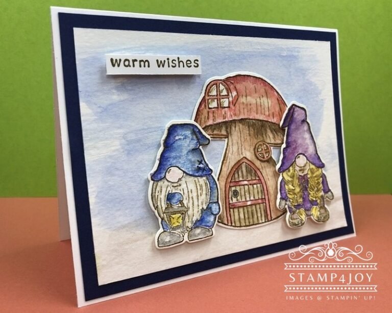 Watercolor Handmade Cards • Stamp4Joy